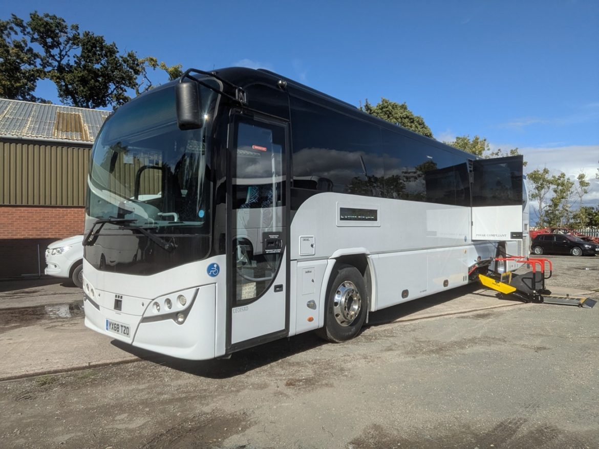 2018 (68) Volvo B8R Plaxton Leopard 72 Seat PSVAR Compliant Coach | Odyssey Coach Sales